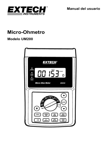 Extech UM200 Manual del usuario | Manualzz
