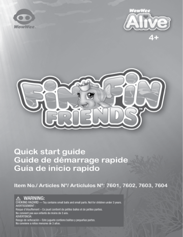 Fin Fin Friends Quick Start Guide | Manualzz