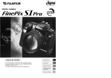 Fujifilm FinePix S1 Pro Manual de usuario | Manualzz