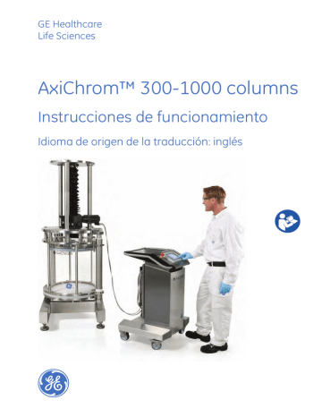 Instrucciones de funcionamiento AxiChrom 300-1000 | Manualzz