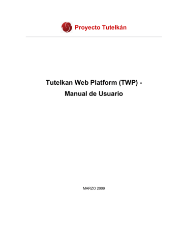 Manual de usuario de Plataforma web TWP | Manualzz