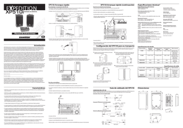 Samson XP510i Expedition El manual del propietario | Manualzz