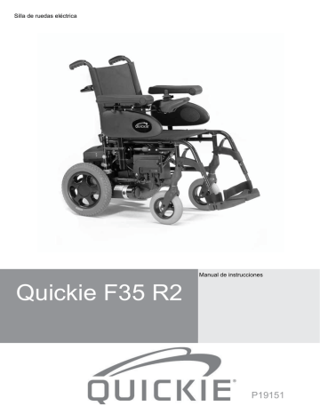 Quickie F35 R2 Manual de instrucciones | Manualzz