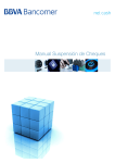 Manual de protección de cheques BBVA Bancomer | Manualzz