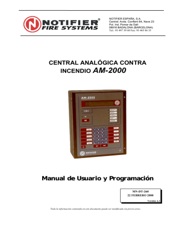 AM 2000 Manual de Usuario y Programación | Manualzz