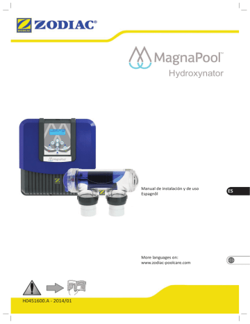 Manual de instalación y de uso Hydroxynator MagnaPool | Manualzz