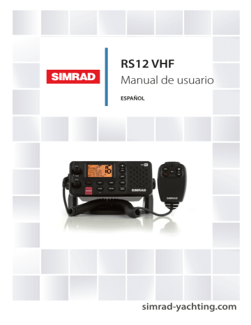 Simrad RS12 Instrucciones de operación | Manualzz