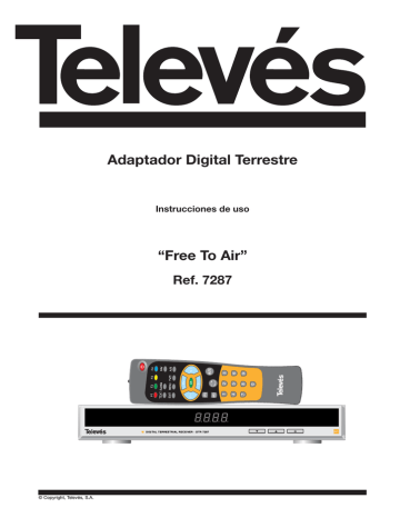 Televes DTR-7287 Instrucciones de operación | Manualzz