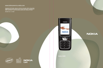 Nokia 6088 Manual del Usuario | Manualzz