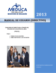Manual de usuario PROVEL - MEDUCA | Manualzz
