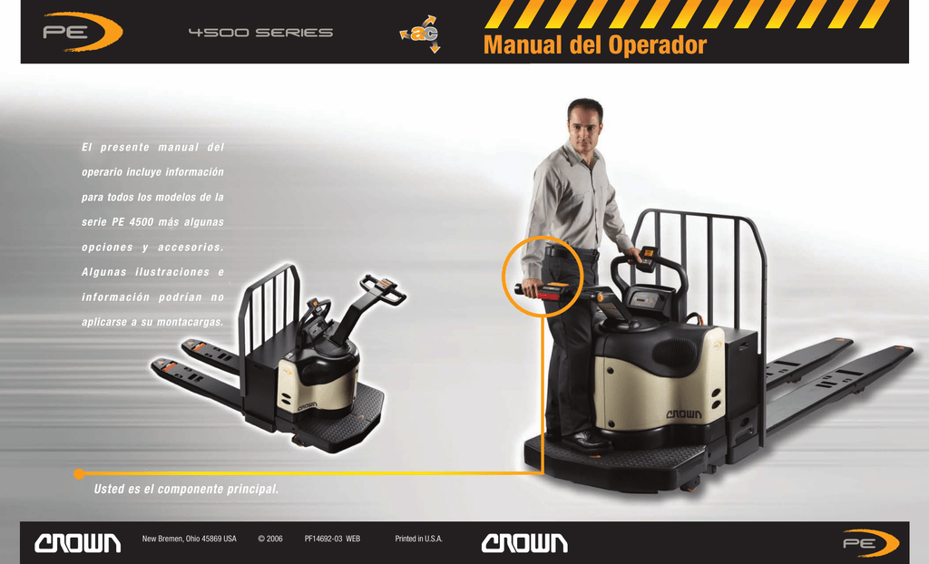PE 4500 - Crown Equipment Corporation | Manualzz