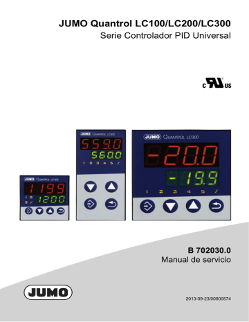 JUMO 702030 Compact Controller Instrucciones de operación | Manualzz