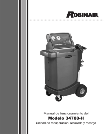 Robinair 34788-H Instrucciones de operación | Manualzz