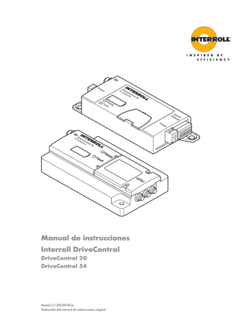 Interroll DriveControl 20 y 54 - Manual de instrucciones | Manualzz