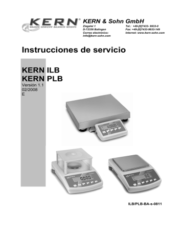 KERN ILB 60K0.5D Manual de usuario | Manualzz