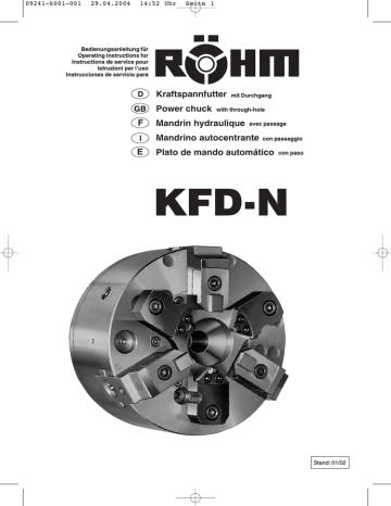 Rohm ZFM, KFD-N Serie, KFD-N Istruzioni per l'uso | Manualzz