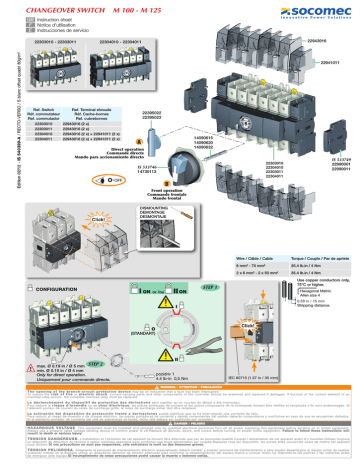Socomec SIRCO M Operating instructions | Manualzz