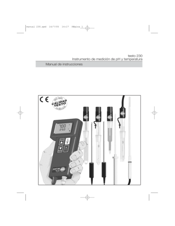 testo 230 Manual de instrucciones | Manualzz