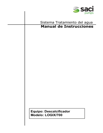 Manual de Instrucciones Descalcificador LOGIX 700 | Manualzz