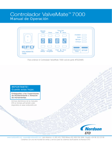 Controlador de válvulas ValveMate 7000 Manual de Operación | Manualzz
