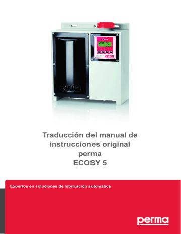 Equipo de engrase ECOSY 5 Manual de instrucciones | Manualzz