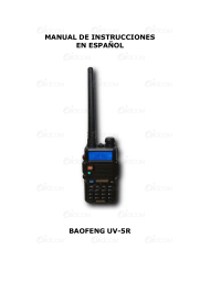 Baofeng UV-5R - User manual, User Guide, Owner's manual