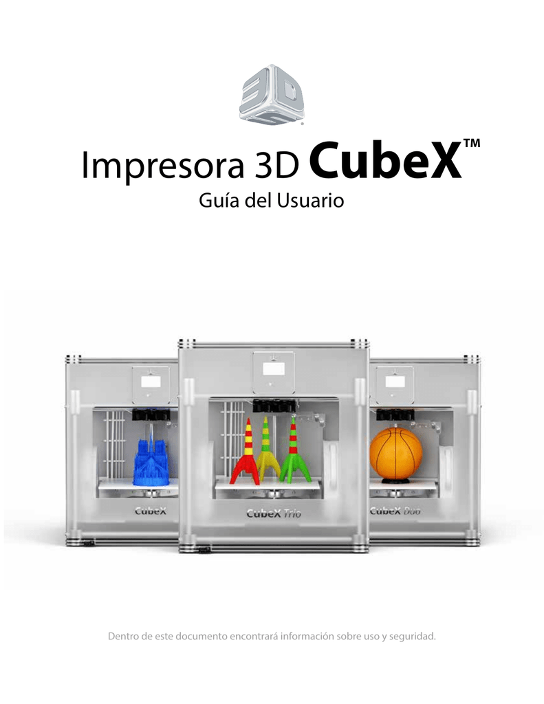 3D Systems CubeX Duo El manual del propietario | Manualzz