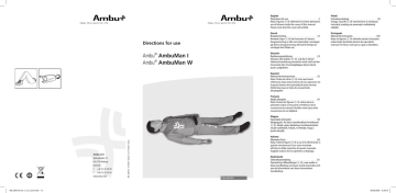 Manual de instrucciones - AmbuMan I y AmbuMan W | Manualzz