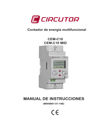 CIRCUTOR CEM-C10 MID, CEM-C10 Manual de Instrucciones | Manualzz