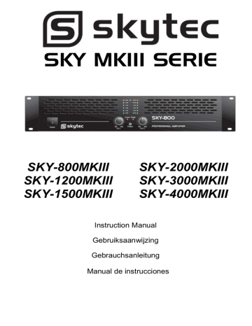 Skytec SKY-2000MKII Instruction manual | Manualzz