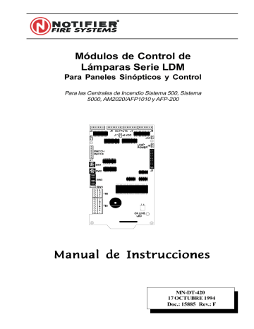 Notifier LDM-32 Manual de usuario | Manualzz