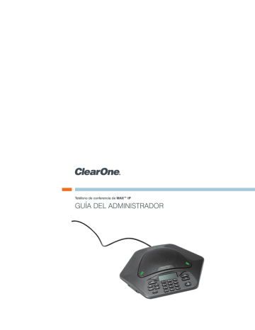 ClearOne MAX IP Guía del usuario | Manualzz