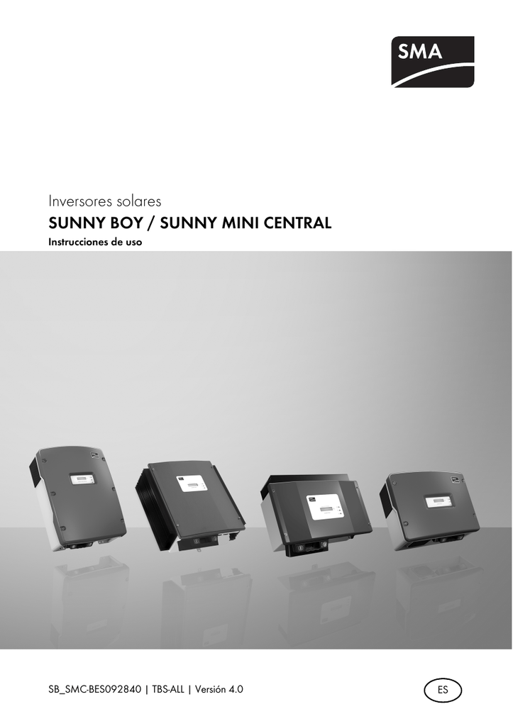 SMA SUNNY BOY SB 2100TL Instrucciones de operación | Manualzz
