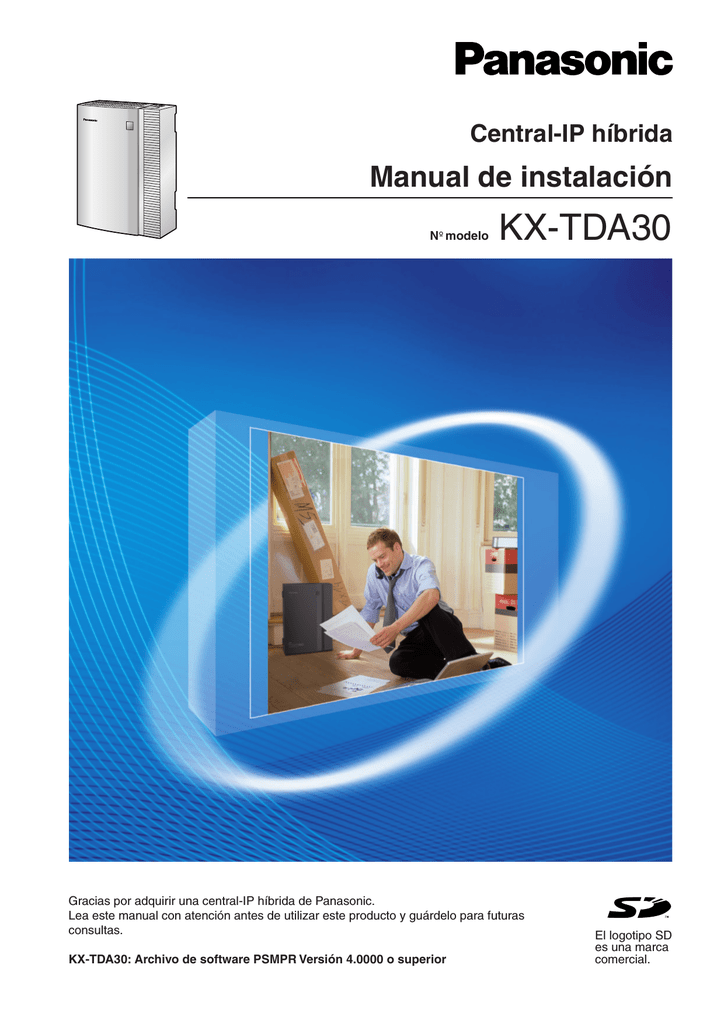 Panasonic KX-TDA30 Installation manual | Manualzz