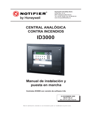 Notifier ID3000 Installation Manual | Manualzz