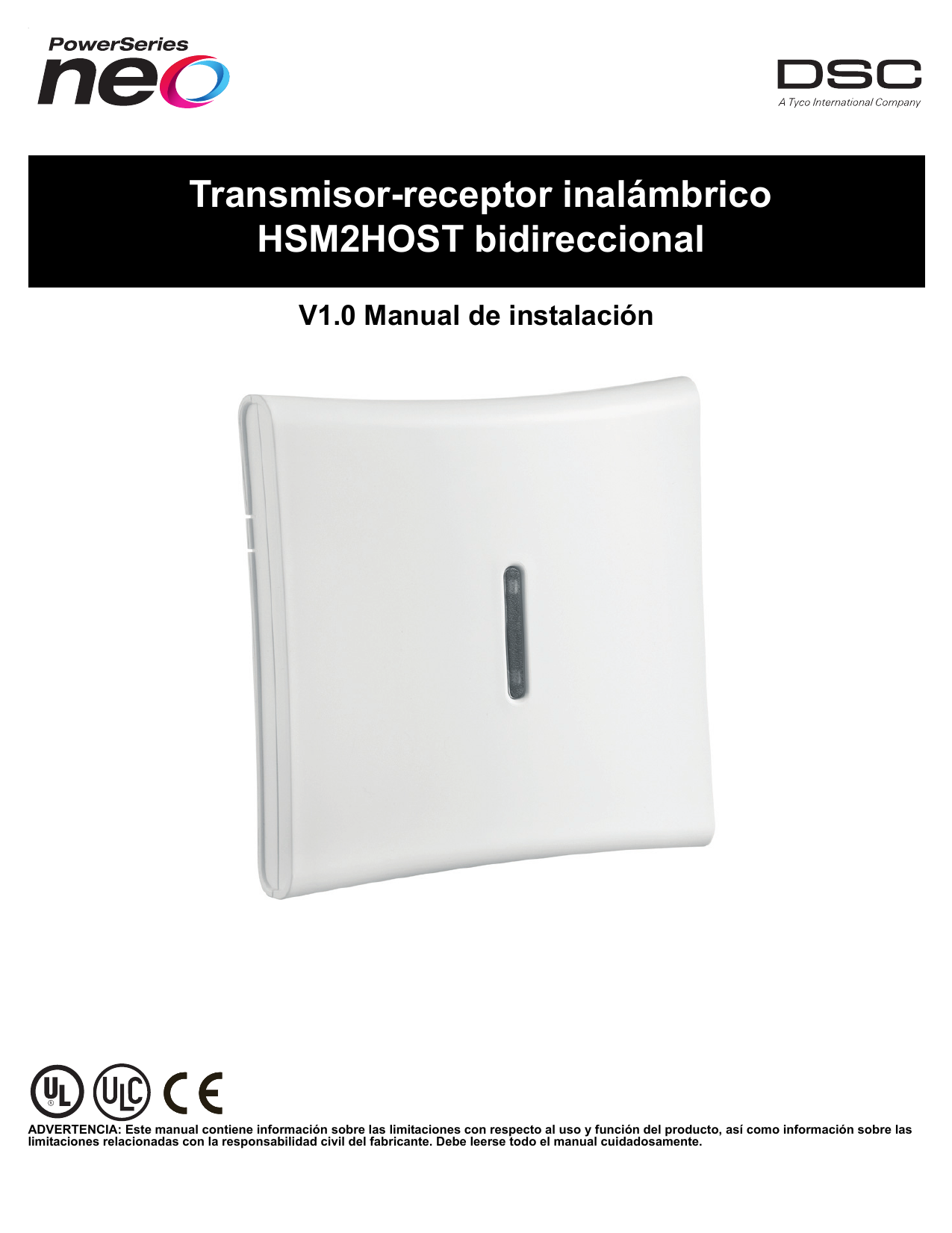 DSC Power Neo Serie Installation manual | Manualzz