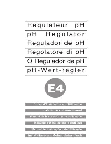 pH regulator E4 Installation and user manual | Manualzz