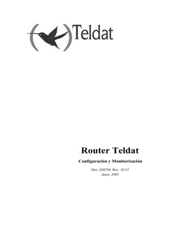 Router Teldat - Manual de usuario | Manualzz