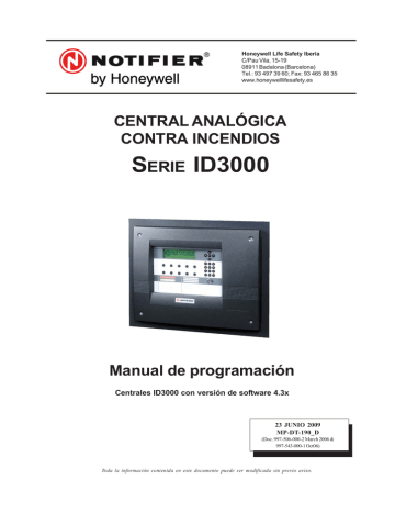 Notifier ID3000 Owner's Manual | Manualzz