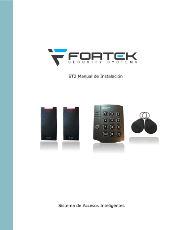 Fortek Security Systems ST2 Installation manual | Manualzz