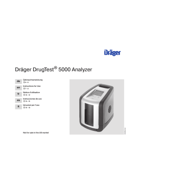 Dräger DrugTest 5000 Instructions for use | Manualzz