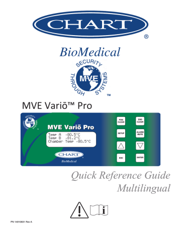 Chart Freezer Variō Pro Quick Reference Guide | Manualzz