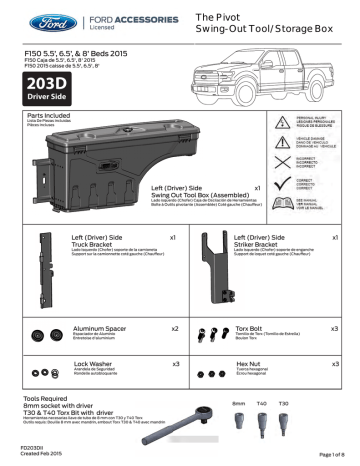 The Pivot Swing-Out Tool/Storage Box | Manualzz