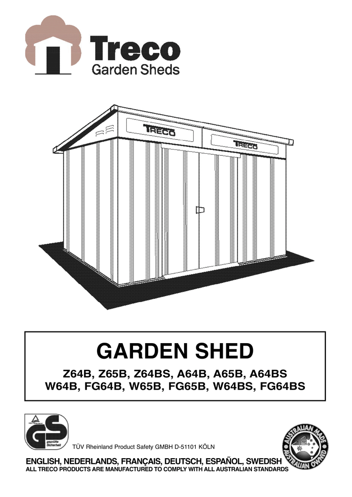 Treco Garden Shed Door Glides - Garden Design Ideas