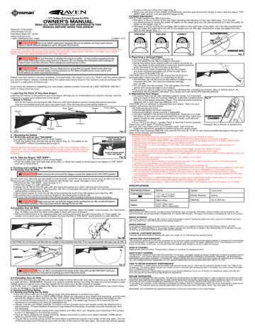 Crosman CY6M77 (2008-Present) Raven, .177 caliber pellet break barrel ...