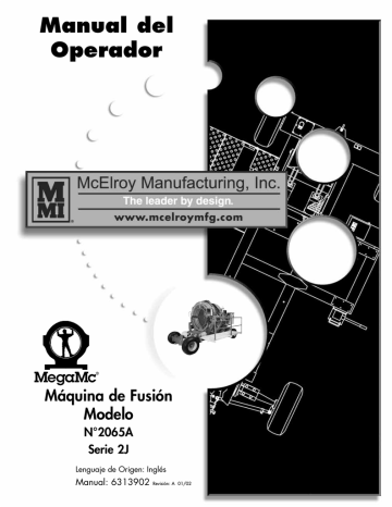 Manual del Operador Máquina de Fusión 2J 2065A | Manualzz