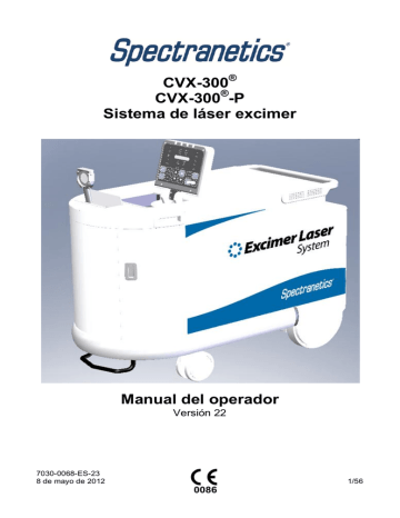 Spectranetics CVX-300 Manual de usuario | Manualzz