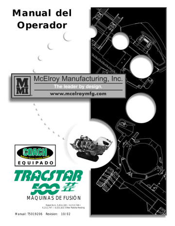 McElroy TRACSTAR 500 II Serie Manual de usuario | Manualzz