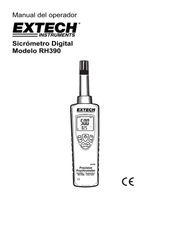 Extech Instruments RH390 Manual de usuario | Manualzz