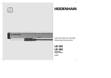 HEIDENHAIN LB 302, LB 382: Instrucciones de Montaje | Manualzz